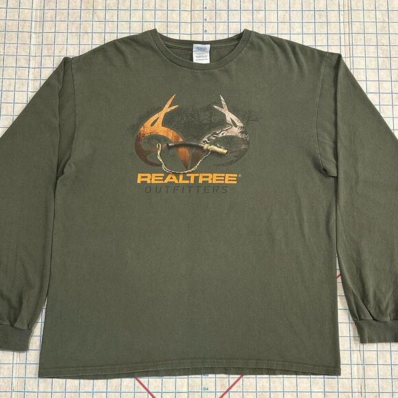 Realtree | Shirts | Vintage Realtree T Shirt Long Sleeve Large 2x25 ...